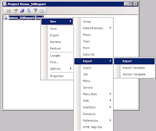 Microsoft Dynamics Ax: Create MorphX Report in Ax