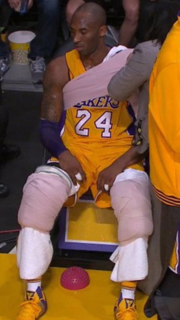 Imagen reveladora, a Kobe Bryant le cuesta sangre, sudor y lágrimas ...