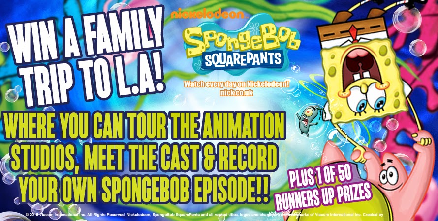 NickALive!: WIN A Epic Trip To LA With "The SpongeBob Movie: Sponge Out ...