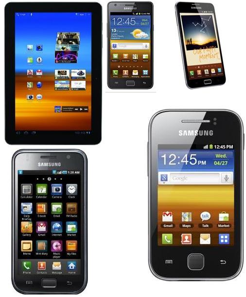 GMI: Top 15 Samsung Galaxy Tablets & Phones (Android)