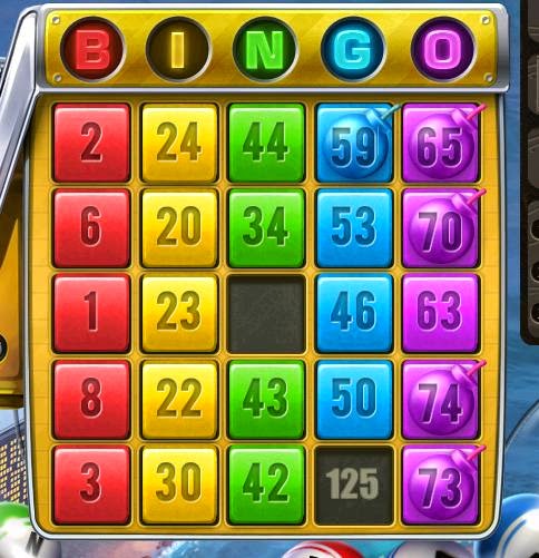 My Facebook Game List: Bingo battle