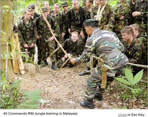 40th Commando RM Jungle training in Malaysia
