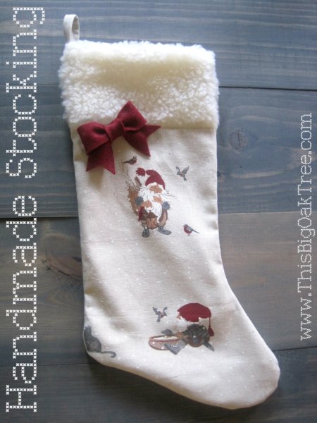 Handmade Stocking {tutorial}
