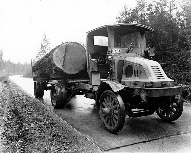 Just A Car Guy: logging truck photographed with some sharp focus and ...