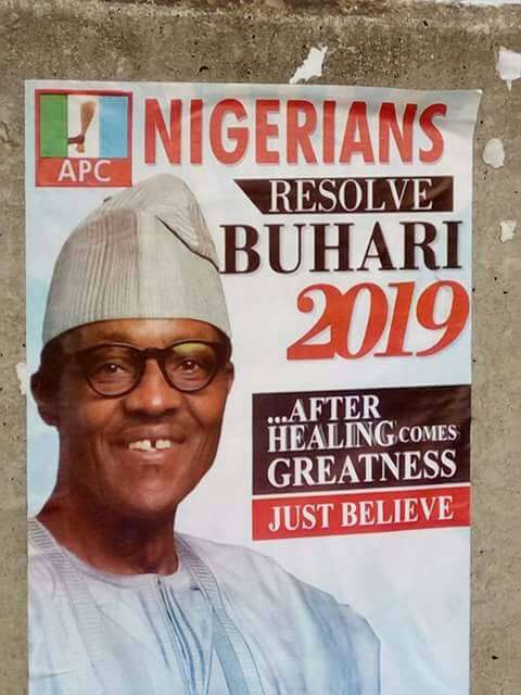 Buhari’s 2019 campaign posters appear in Makurdi - Nigerian News ...