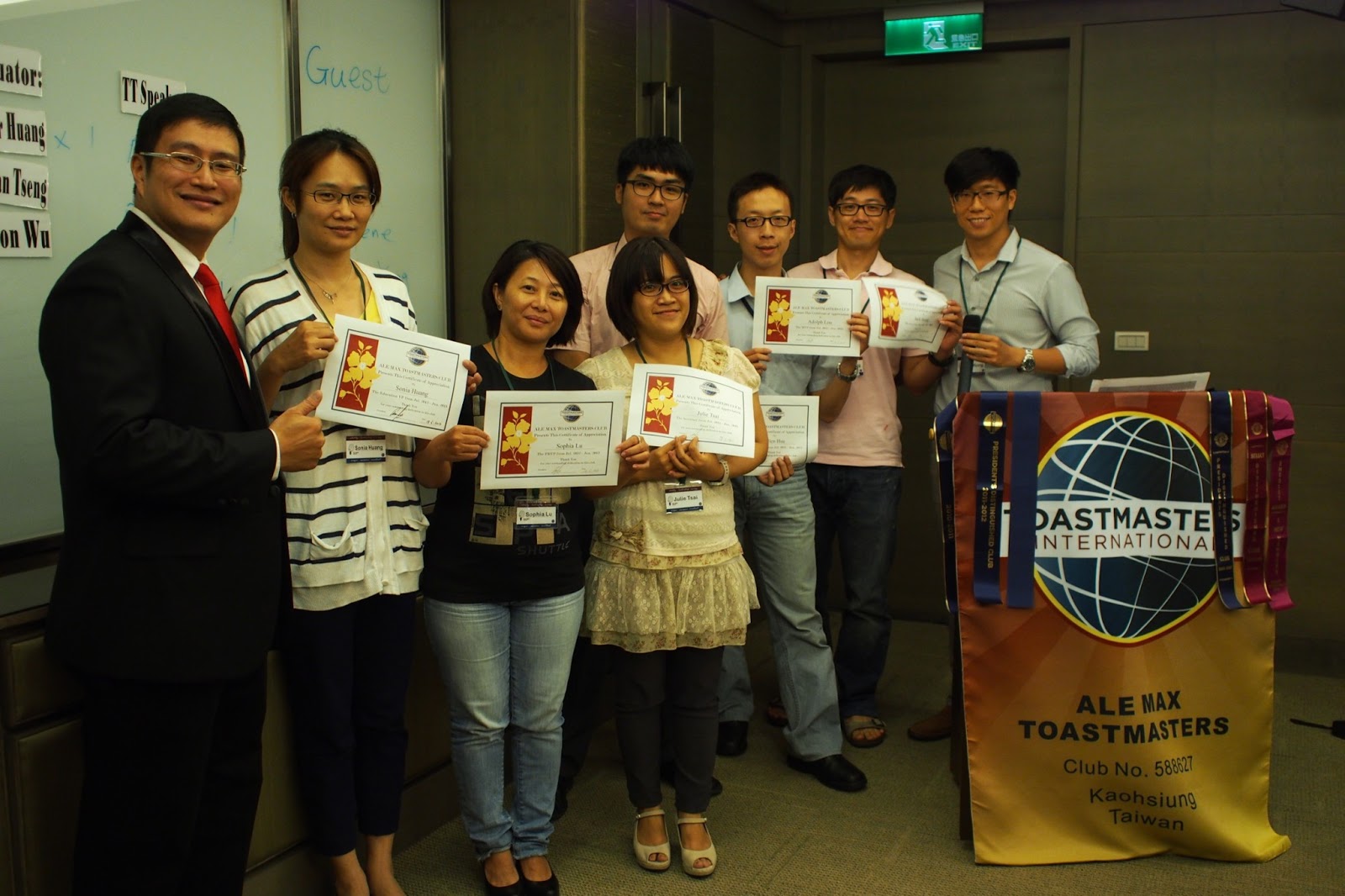 ALE MAX Toastmasters Club: Installation Ceremony for New Officer Team ...