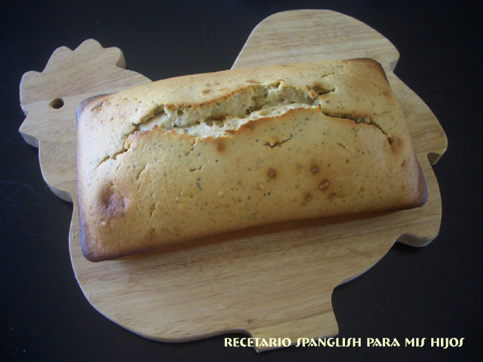 Recetario Spanglish para mis hijos: Pan de té verde con jengibre (Green ...