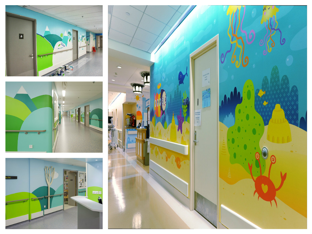 Rumah Sakit Menjadi Nyaman Karena Lukis Dinding | GRIYA LUKIS MURAL DINDING