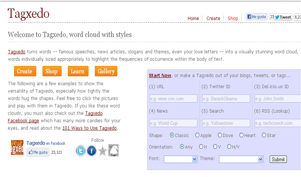 somodospuntocero: Divertidas nubes de palabras con Tagxedo