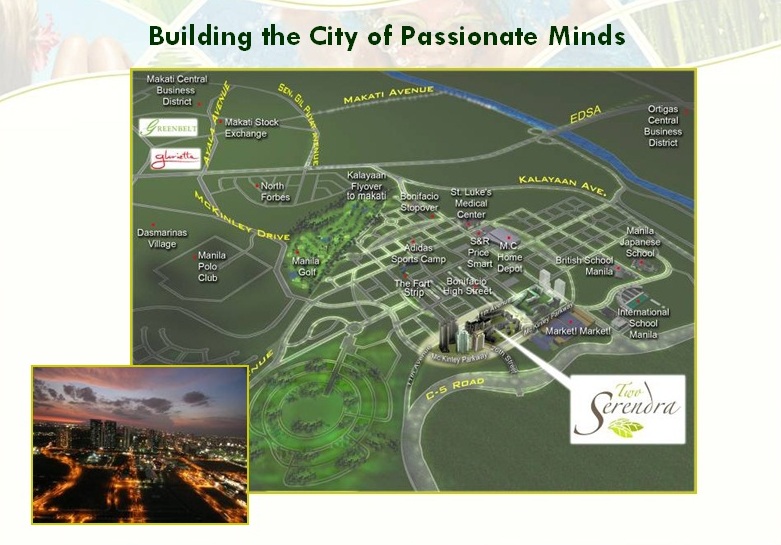 The Meranti at Two Serendra: Location