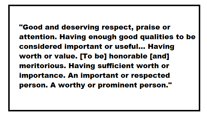 NutMeg: You are Worthy