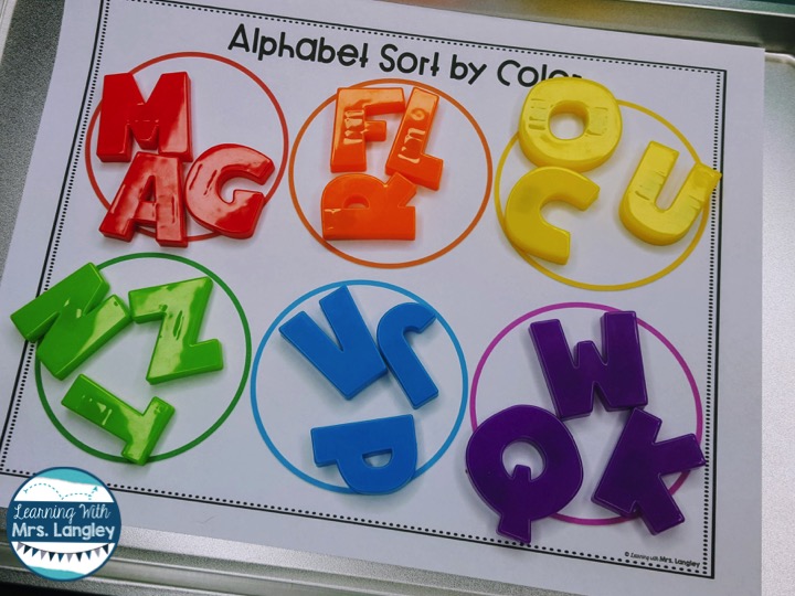 Cookie Sheet Alphabet Activities | Learning with Mrs. Langley