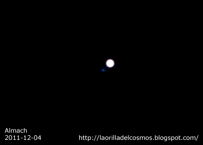 La orilla del Cosmos: Gamma Andromedae (Almach) - La estrella doble más ...