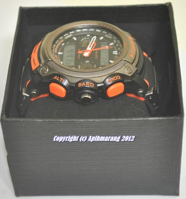 Apihmarang Shop Online (ASO): CASIO G-SHOCK PROTREK ORANGE BLACK