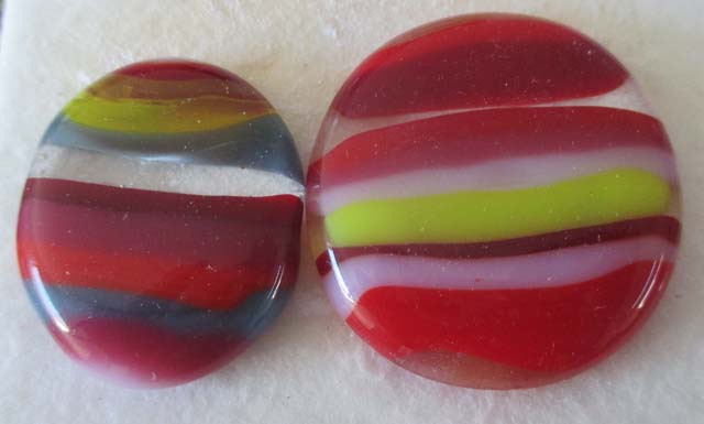 Microwave Kiln Glass Fusing: Stripeys