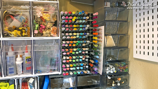 Deflecto Marker Accordion & Craft Room Organization ~ Nadine Carlier