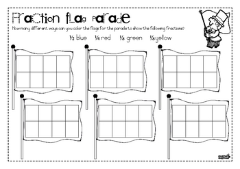 The Best of Teacher Entrepreneurs II: FREE MATH LESSON - “Fraction Flag ...