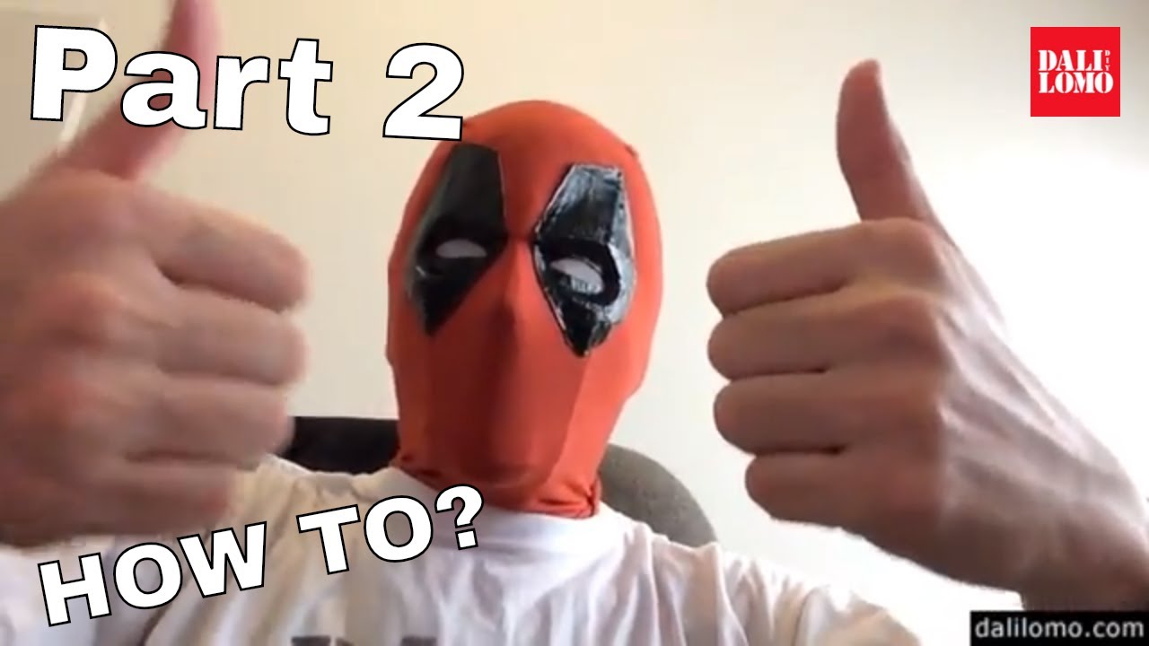 How To Make A Deadpool Mask