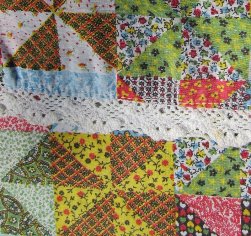 The Secret World of Hazel Catkins: Vintage Patchwork Print Fabric