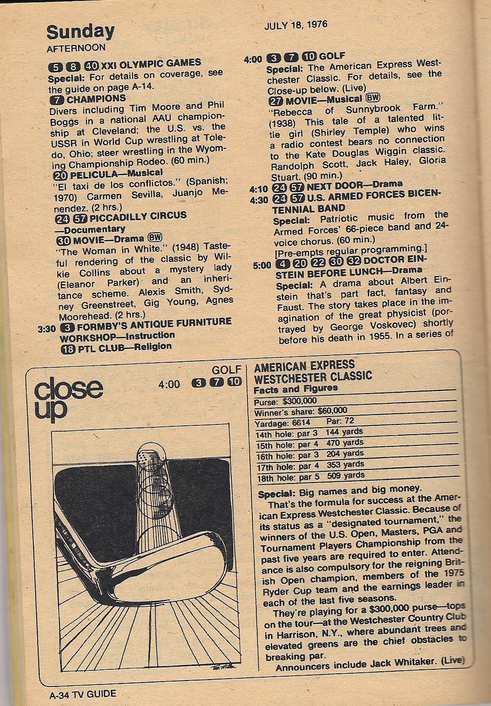 Another Old Movie Blog: TV Guide - 1976 - The Search for Classic Films