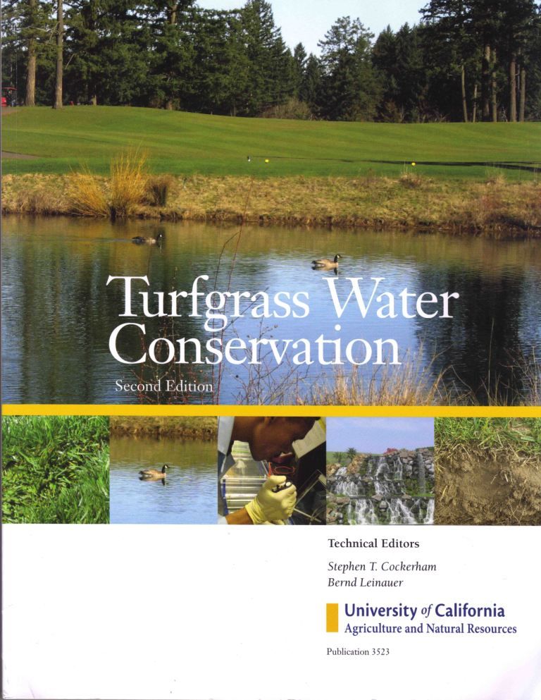 My Time at Stone Creek Golf Club: Turfgrass Water Conservation by S. T ...