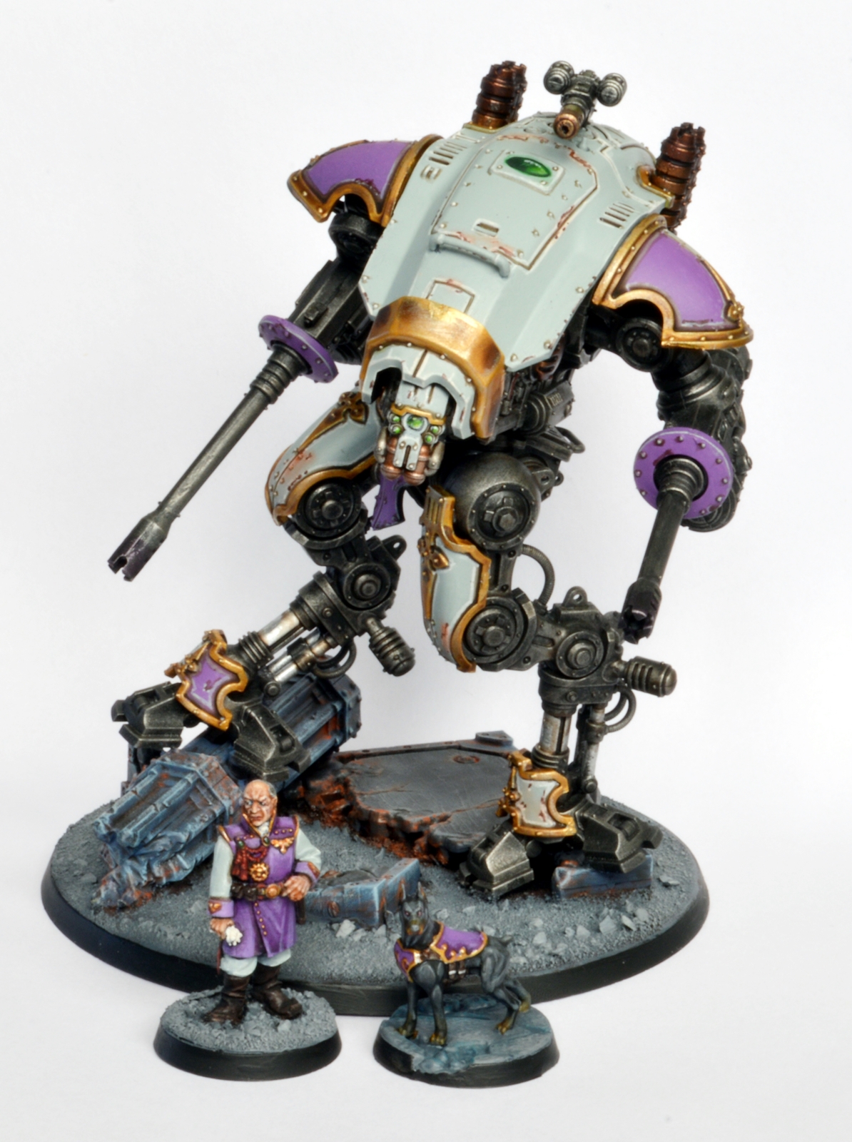 Showcase: Imperial Knights Armiger Helverin with Noble and Dog - Tale ...