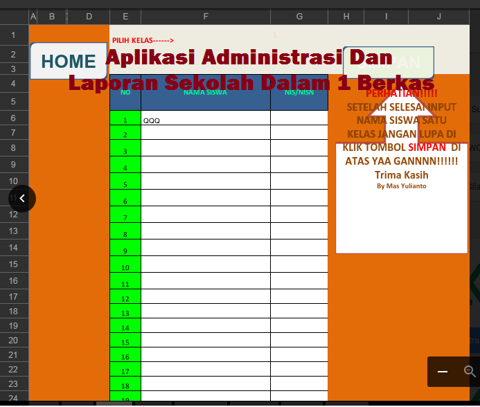 Aplikasi Administrasi Dan Laporan Sekolah Dalam 1 Berkas - Arsip Bendahara