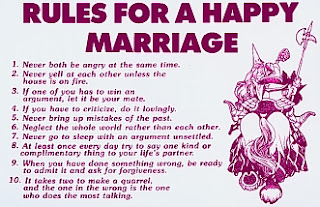 Life on the narrow path ...: Rules for a Happy Marriage ...