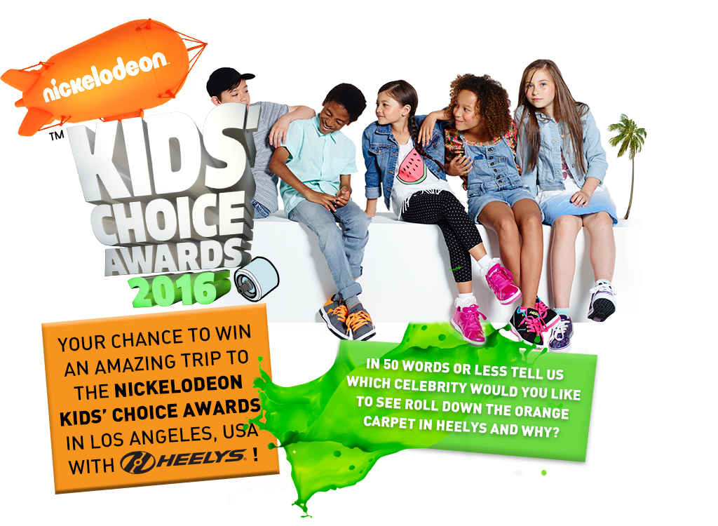 NickALive!: Win Tickets To Kids' Choice Awards 2016 With Nickelodeon And Heelys!