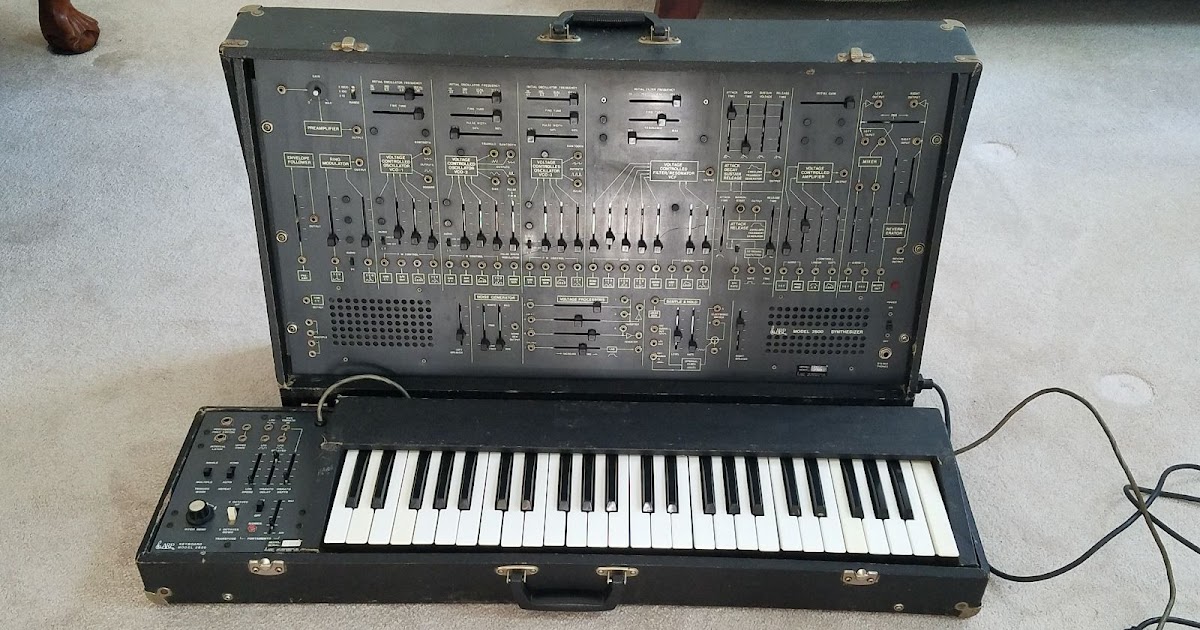 MATRIXSYNTH: ARP 2600 SN 26843 with 3620 Keyboard SN 36782R
