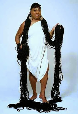 richest: Woman with the world longest dredlocks of about 55 feet and ...