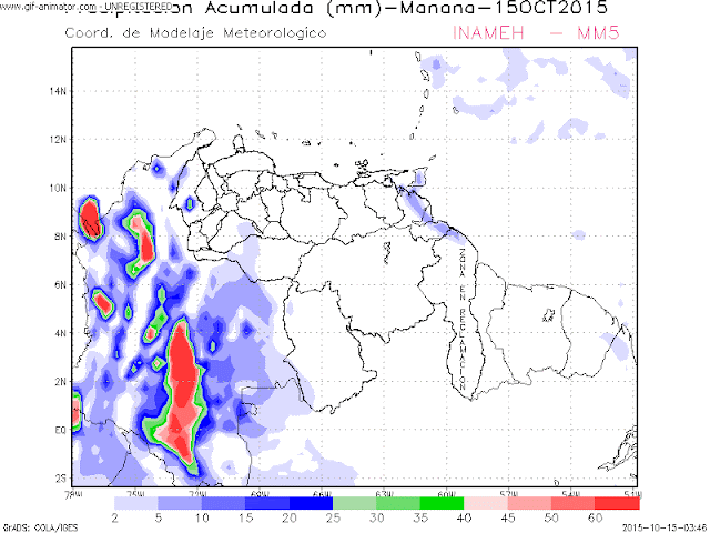 El tiempo meteorológico en Venezuela: Previsión meteorológica para ...