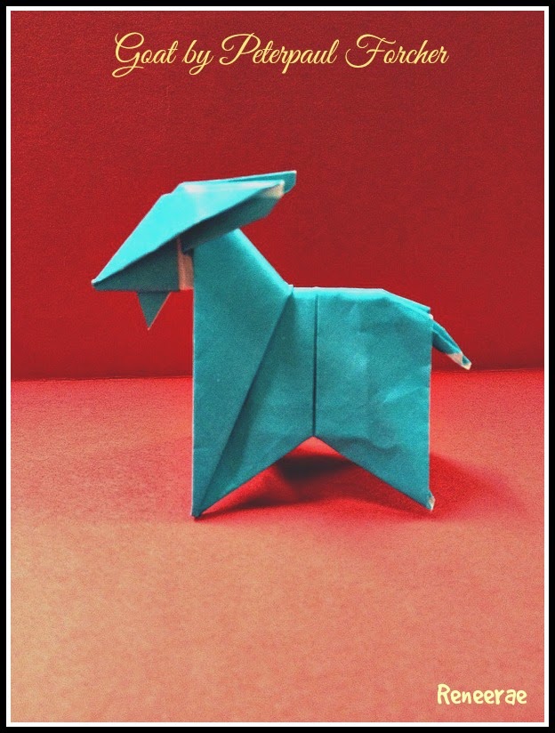 Life's Simple Pleasure: Origami Creations - Goats/Sheep and more Goats ...