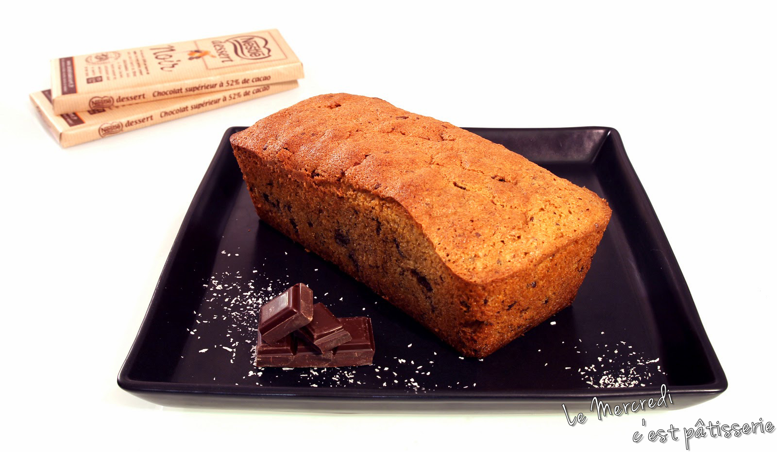 Cake noix de coco - chocolat