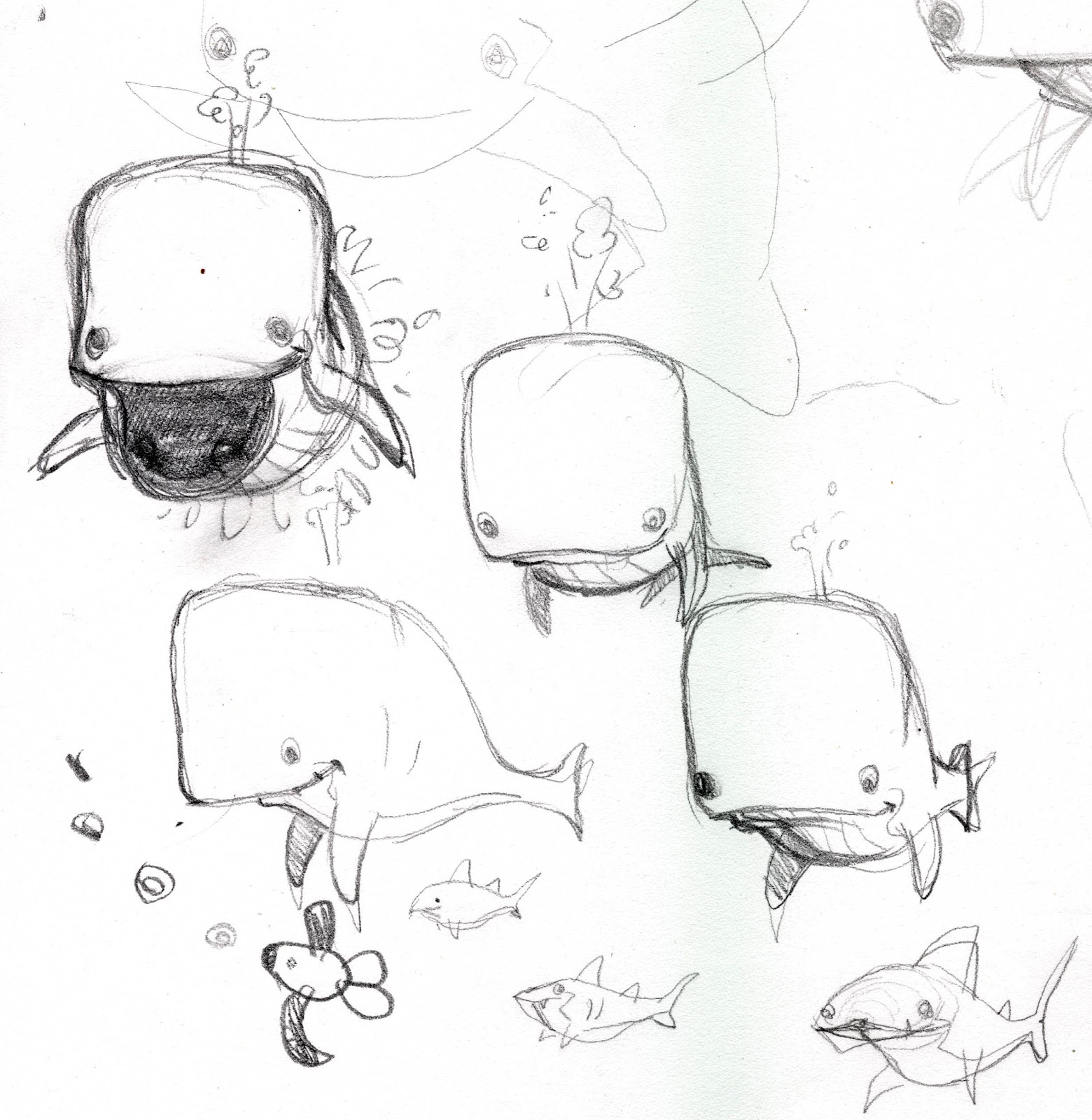 Scott M. Fischer Evolving Easel: JUMP!- Process: Children's book stages