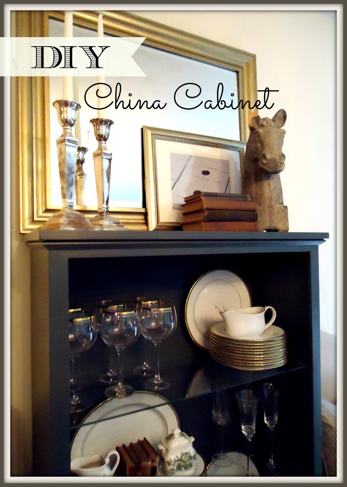Bluegrass Pearls: {DIY} China Cabinet