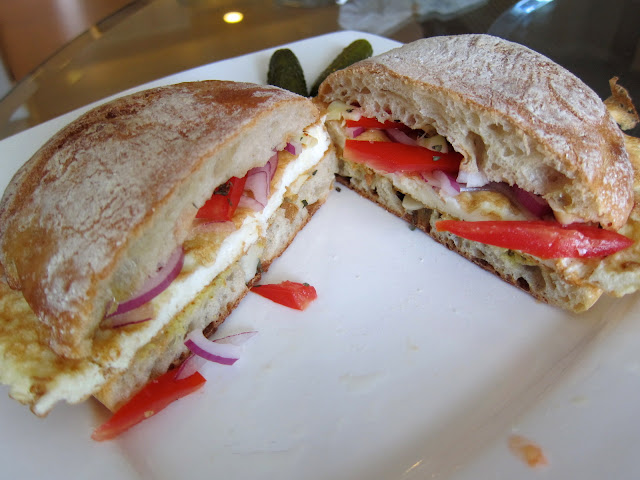 W|B|WALL: Kitchen | Breakfast Sandwich on Rustic Bread