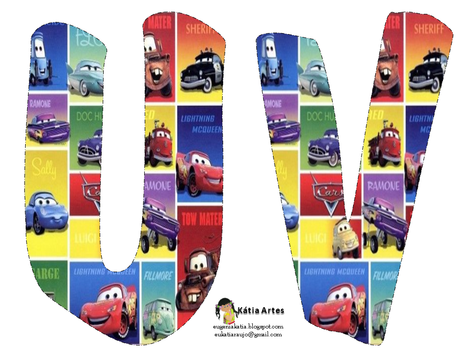 Alfabeto de Cars. - Oh my Alfabetos!