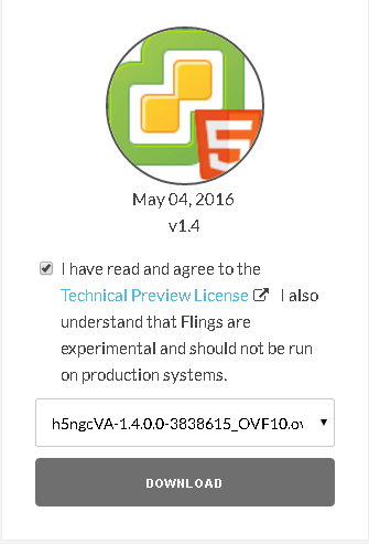 First impression of the vSphere HTML 5 Web Client using Windows based ...