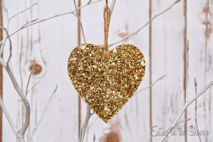 Eating in the Shower: Heart of Gold Ornament