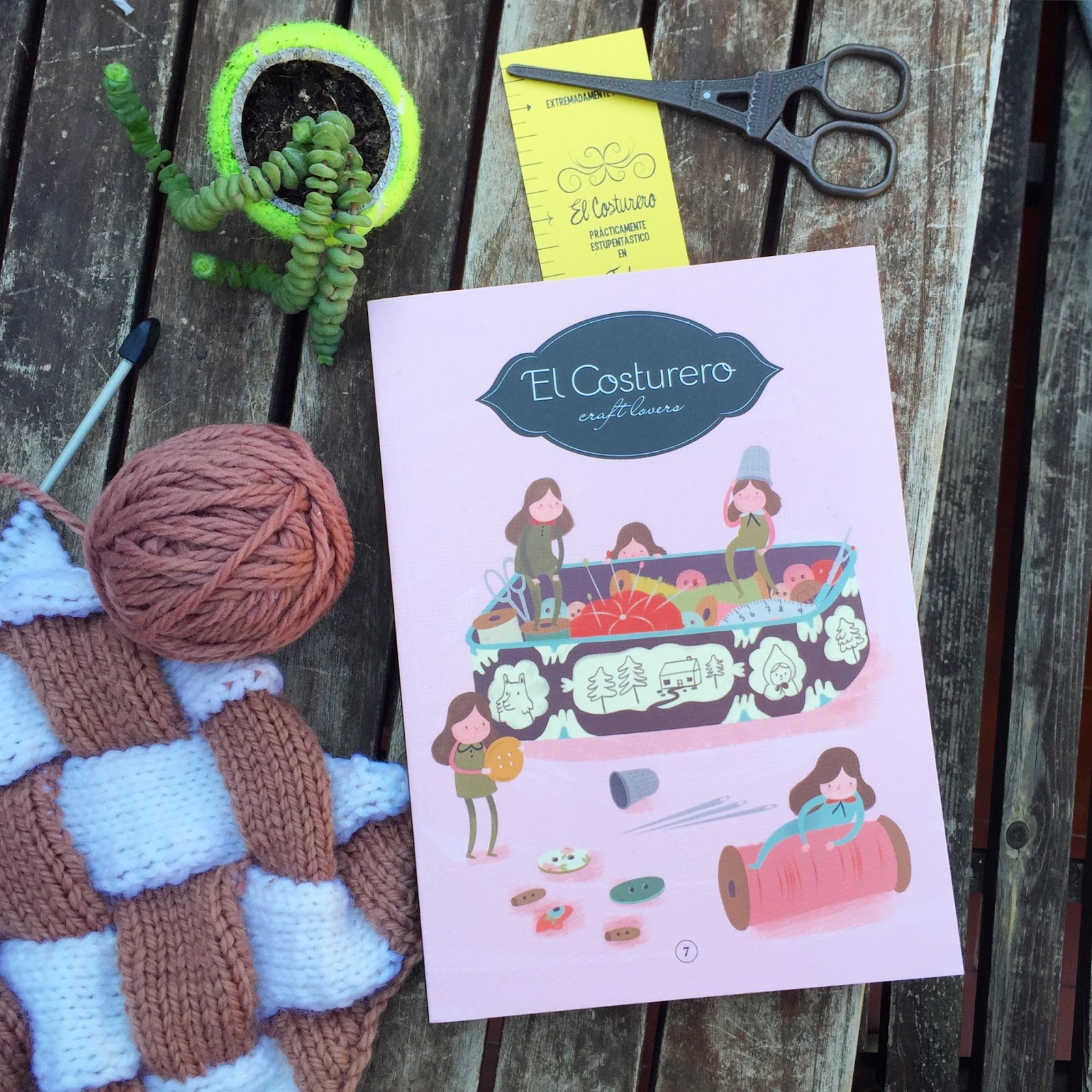 Apadrinando la revista El Costurero - Paseando Hilos