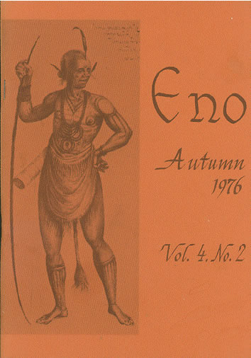 Blogging with Lisa: Eno Indians? That's a river right?