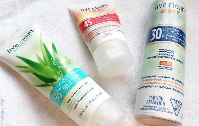 REVIEW + GIVEAWAY: Live Clean Sun Protection & After Care - Prairie Beauty