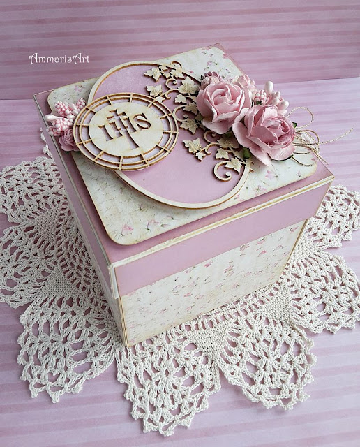 FILIGRANKI: Komunijny Exploding Box / Holy Communion Exploding Box