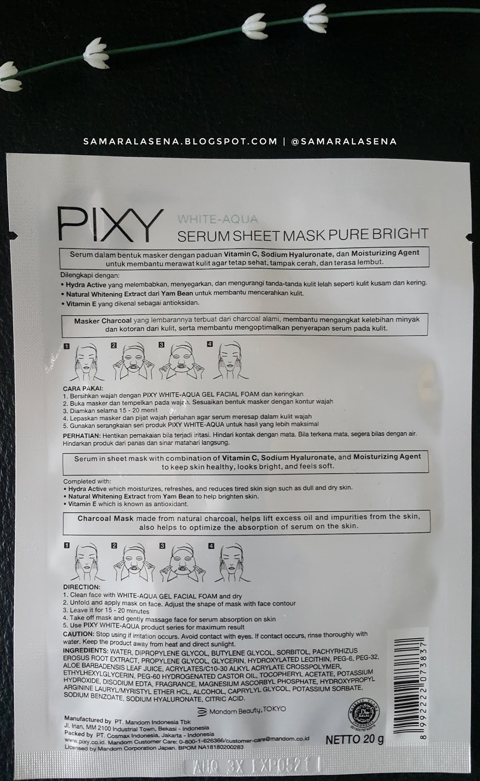 PIXY White Aqua Serum Sheet Mask