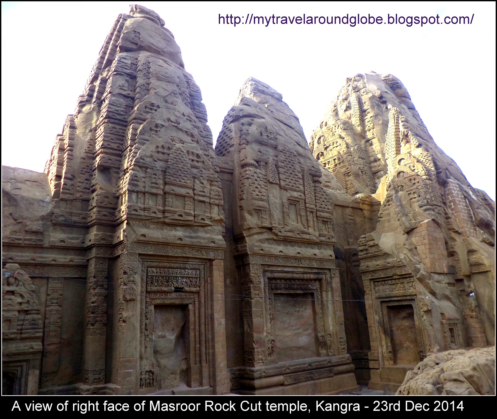 Ghoomna(Traveling): Masroor Rock Cut Temple - A Monolithic Masterpiece