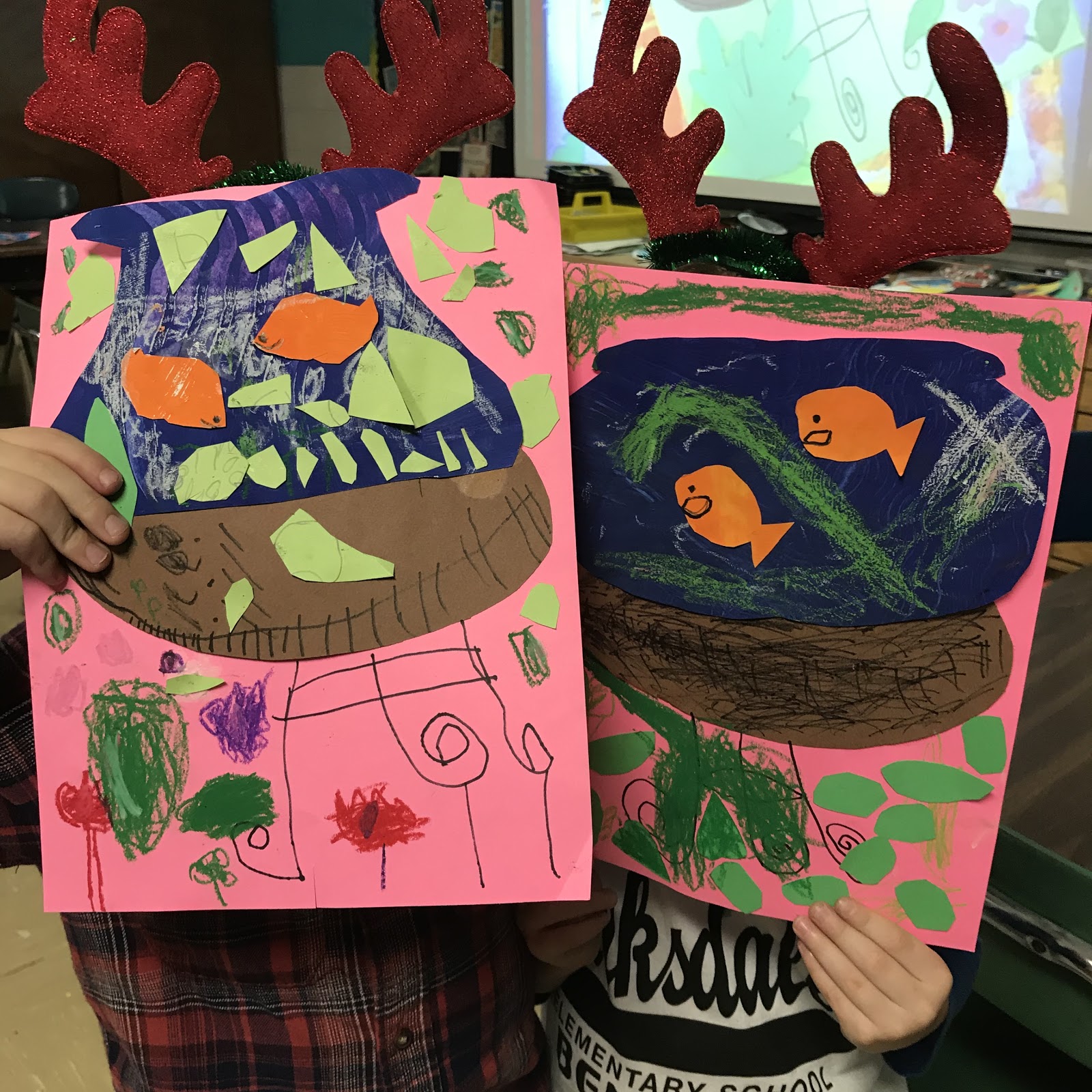 Elements of the Art Room: Kindergarten Matisse Inspired Goldfish