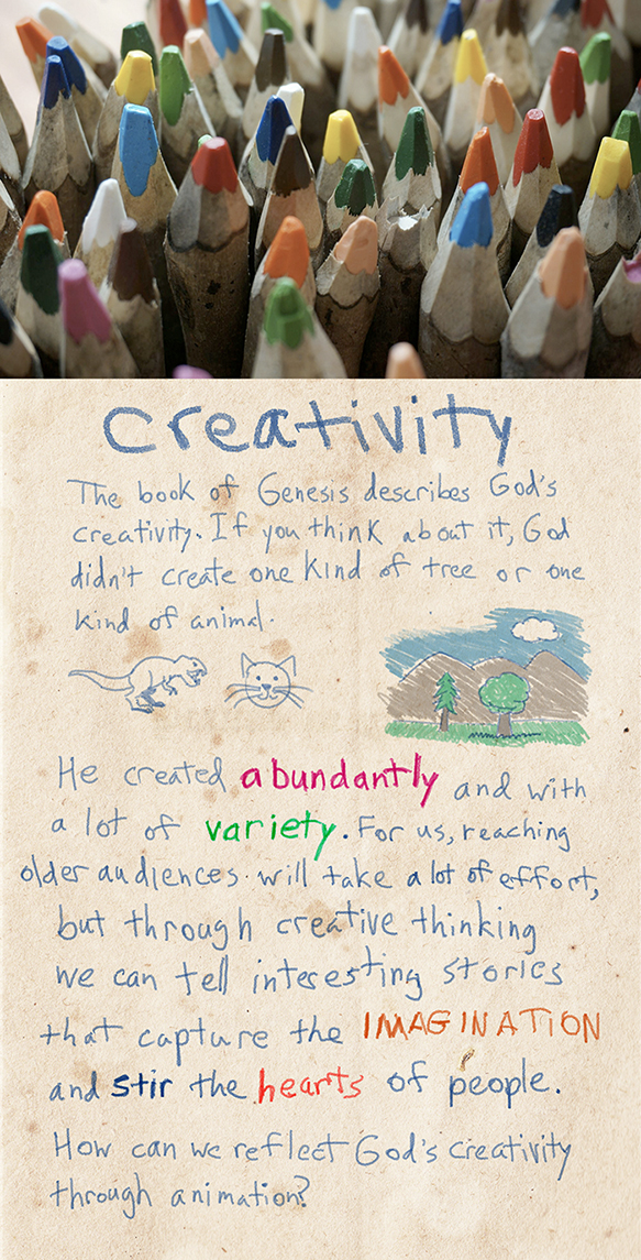 Christian Animation Blog: Creativity