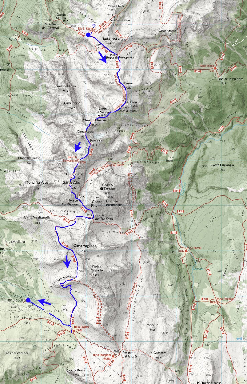 Escursionismo a 360°: Sentiero alpinistico Costanzi (EEA)