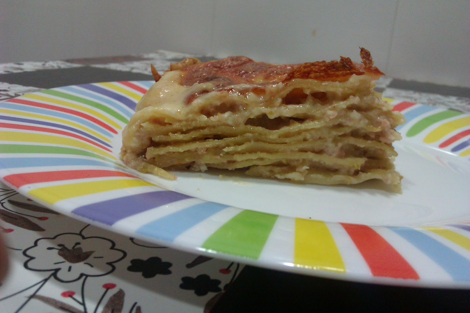 La Pingüina Curiosa: Lasaña con pasta precocida hacendado